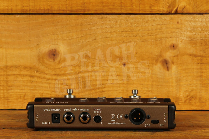 LR Baggs Venue DI Floor Box - Peach Guitars
