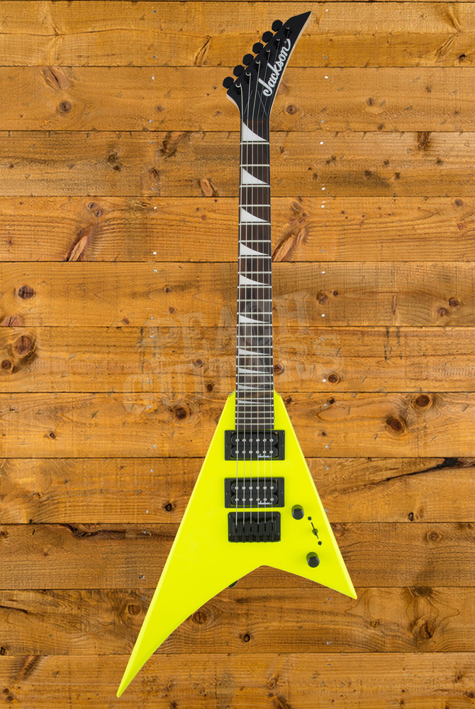 Jackson JS1X RR Minion Neon Yellow - Peach Guitars