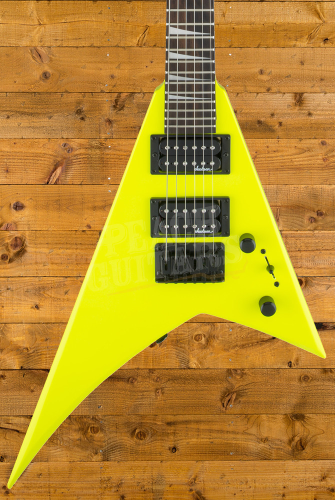 Jackson JS1X RR Minion Neon Yellow - Peach Guitars