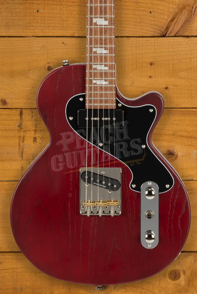 Cort Sunset TC Open Pore Burgundy Red - Peach Guitars