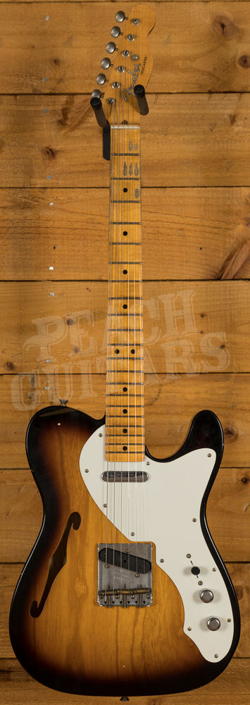 Fender Custom Shop Nocaster Thinline Journeyman Relic 2 Tone Sunburst