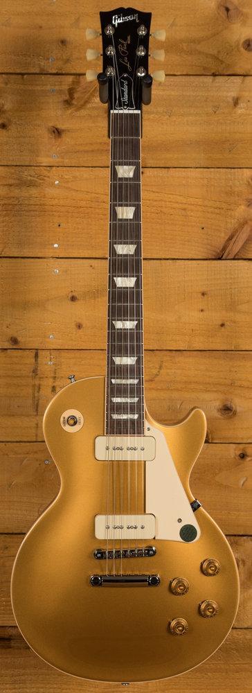 Gibson 2019 Les Paul Std P90 - Gold Top - Peach Guitars