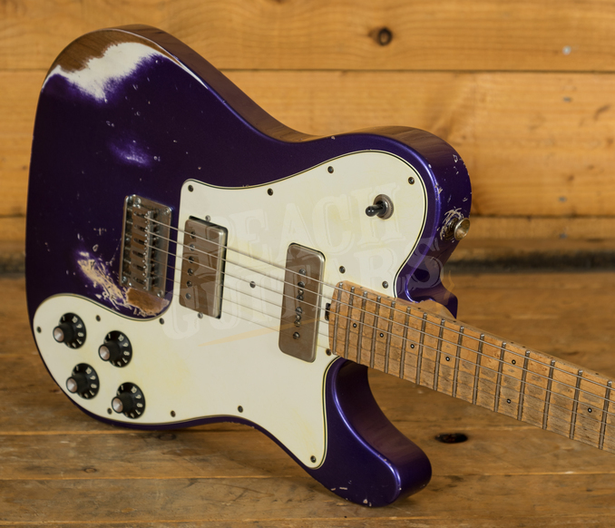 Friedman Vintage T Metallic Purple Heavy Aged w/ Birdseye Maple - Peach ...