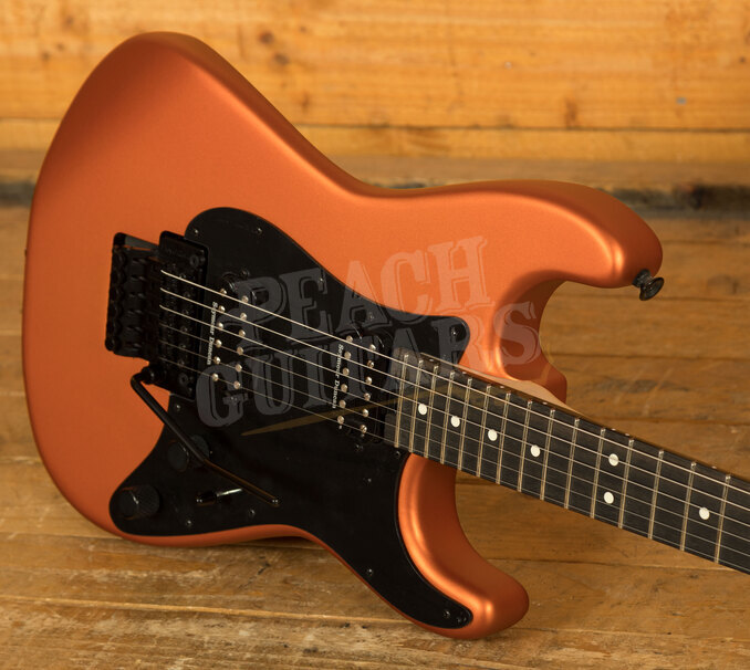 Charvel Pro-Mod SC1 HH FR E | Ebony - Satin Orange Blaze