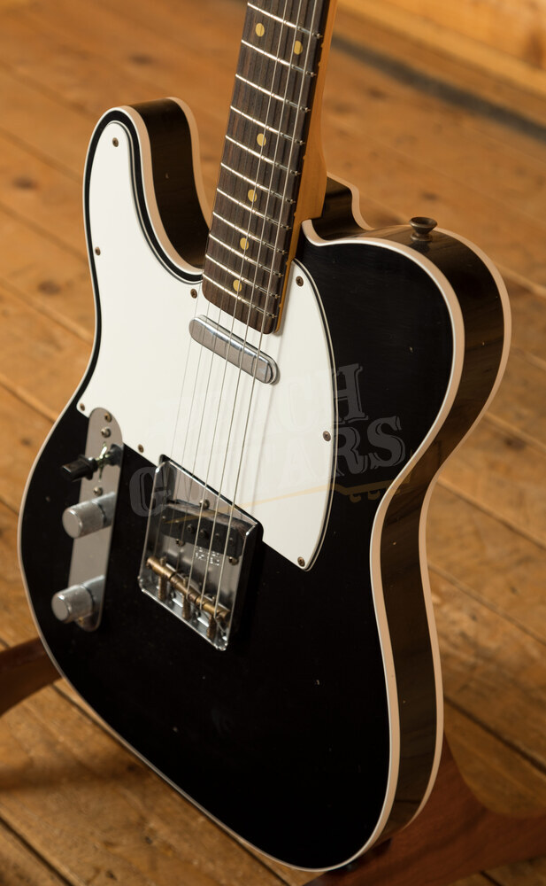 Fender Custom Shop '62 Tele Custom Journeyman Relic Black Left Handed