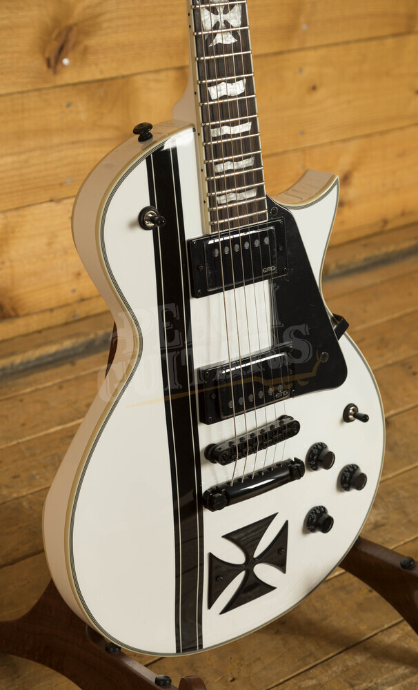 ESP LTD James Hetfield Signature IRON CROSS SW incl. case - Peach Guitars