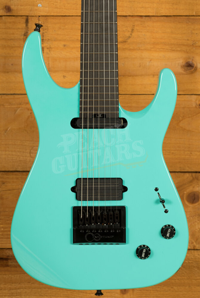 Jackson Pro Series Signature Josh Smith Soloist SL7 ET | Ebony - Aquamarine