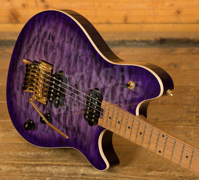 EVH Wolfgang Special QM | Baked Maple - Purple Burst