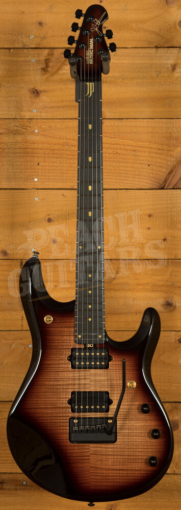Music Man Petrucci JP6 20th Anniversary Honey Butter Burst Ebony - Used