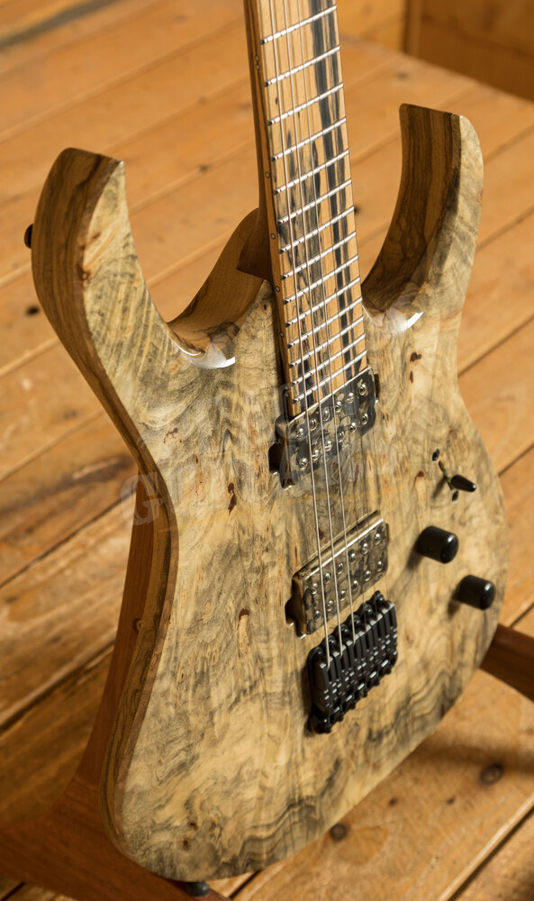 Mayones Duvell Elite 6 Master Grade Buckeye Burl Top Gloss w/Pale Moon ...