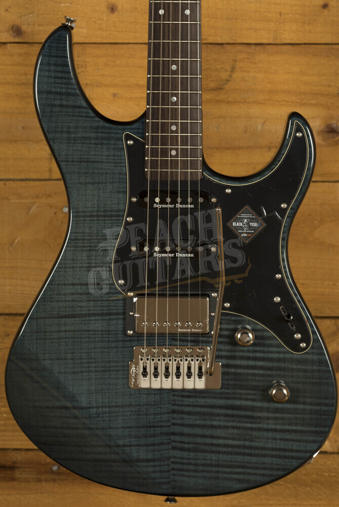 Yamaha Pacifica 612V Indigo Blue Flamed Maple Top - Peach Guitars