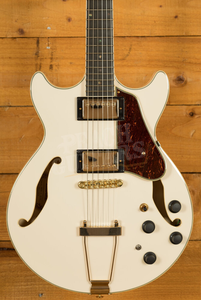Ibanez AM Artcore Expressionist | AMH90 - Ivory