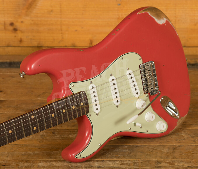 Fender Custom Shop '61 Strat Relic/CC Hardware Fiesta Red Left Handed