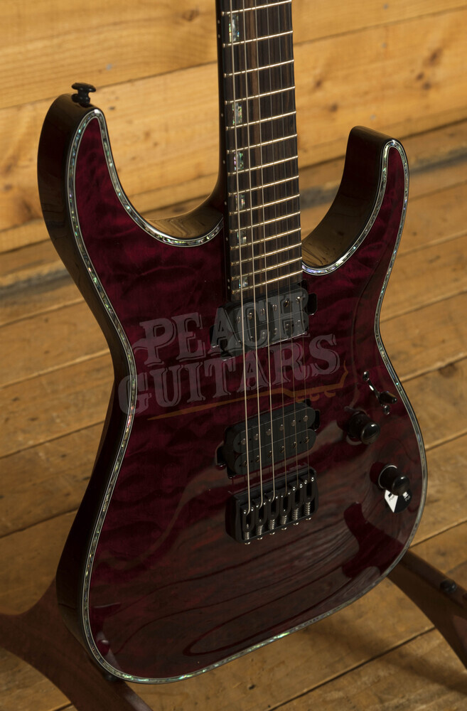 ESP LTD H-1001 QM See Thru Black Cherry