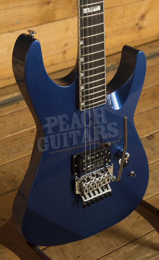 ESP LTD M-1 Custom 87 Dark Metallic Blue - Peach Guitars