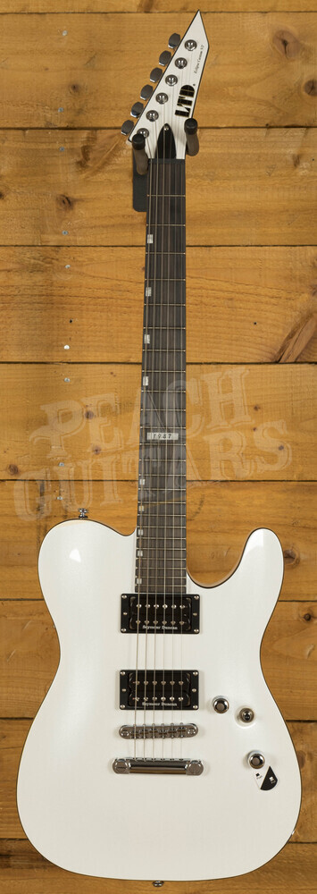 ESP LTD ECLIPSE NT 87 Pearl White - Peach Guitars