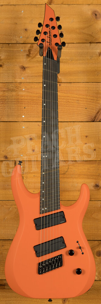 Jackson Pro Plus Series DK Modern HT7 MS | Ebony - Satin Orange Crush