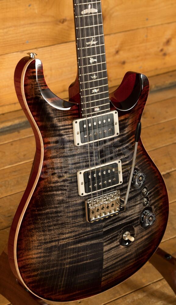 PRS 35th Anniversary Custom 24 Charcoal Cherryburst Pattern Thin 85/15