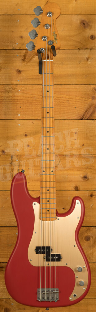 Squier Vintage Edition 40th Anniversary Precision Bass | - Satin Dakota Red