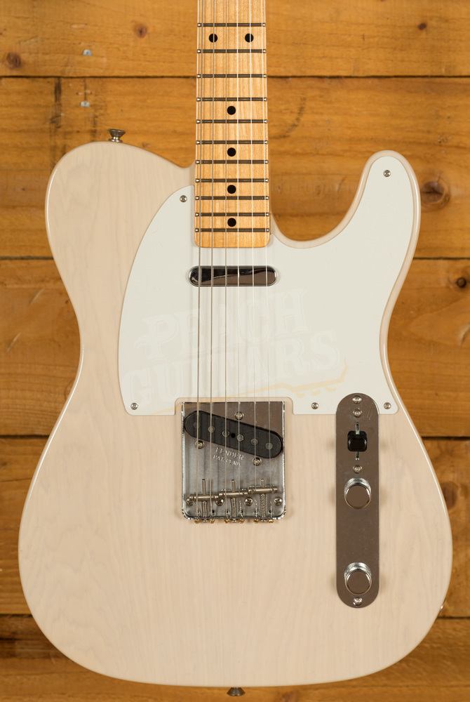Fender Custom Shop Vintage Custom 58 Tele Aged White Blonde - Peach Guitars