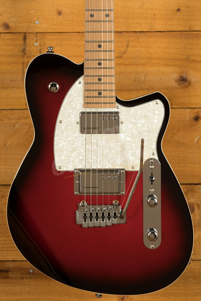 Reverend Crosscut W - Metallic Red Burst