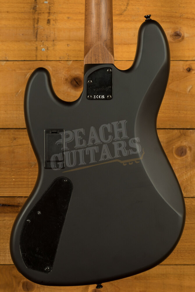 Squier FSR Contemporary Active Jazz Bass HH | Roasted Maple - Flat Black