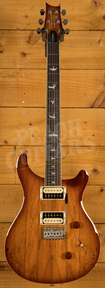 PRS SE Custom 24 Spalted Maple Vintage Sunburst - Peach Guitars