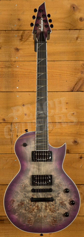 Jackson Pro Series Monarkh SCP, Ebony Fingerboard, Transparent Purple Burst