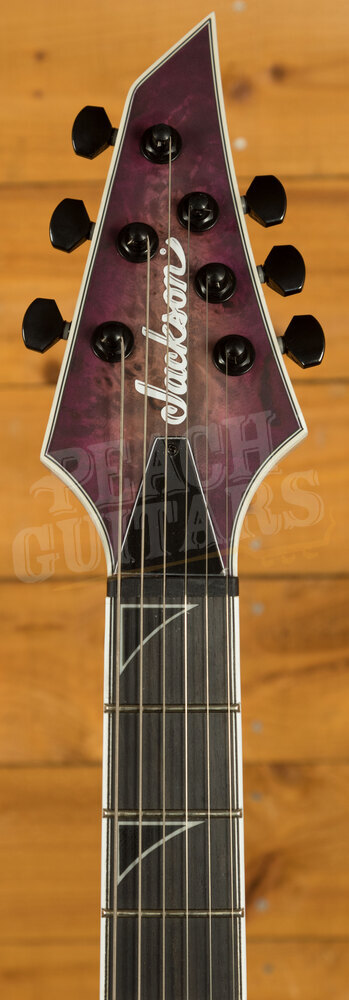 Jackson Pro Series Monarkh SCP, Ebony Fingerboard, Transparent Purple Burst