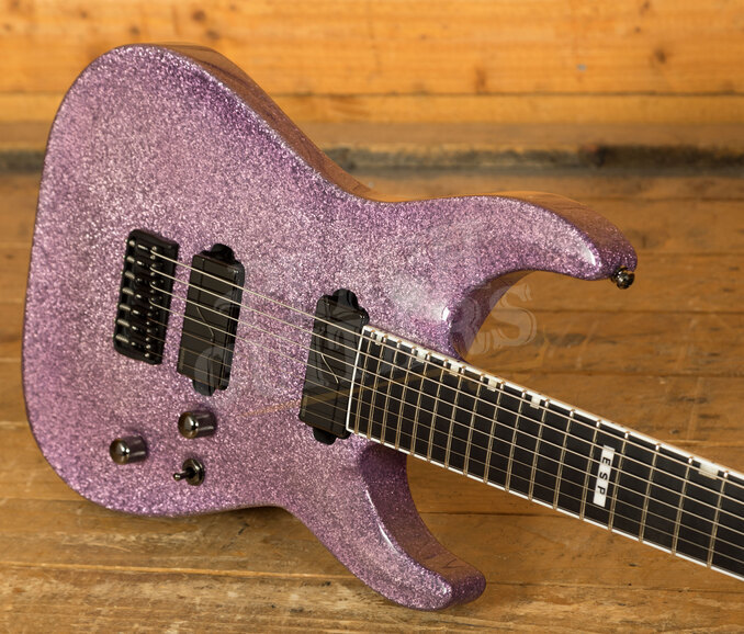 ESP E-II Horizon NT-7B Hipshot | Baritone - 7-String - Purple Sparkle