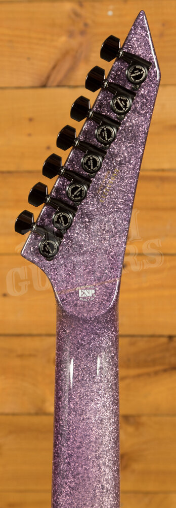 ESP E-II Horizon NT-7B Hipshot | Baritone - 7-String - Purple Sparkle