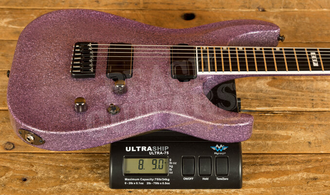 ESP E-II Horizon NT-7B Hipshot | Baritone - 7-String - Purple Sparkle