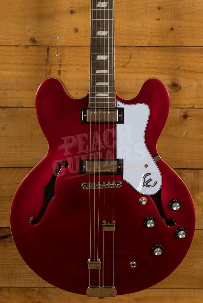 Epiphone Riviera (Frequensator Tailpiece) Sparkling Burgundy - Peach ...