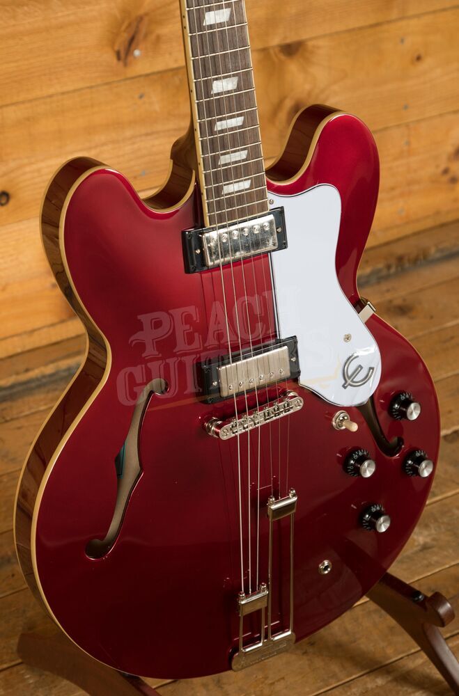 Epiphone Riviera (Frequensator Tailpiece) Sparkling Burgundy - Peach ...
