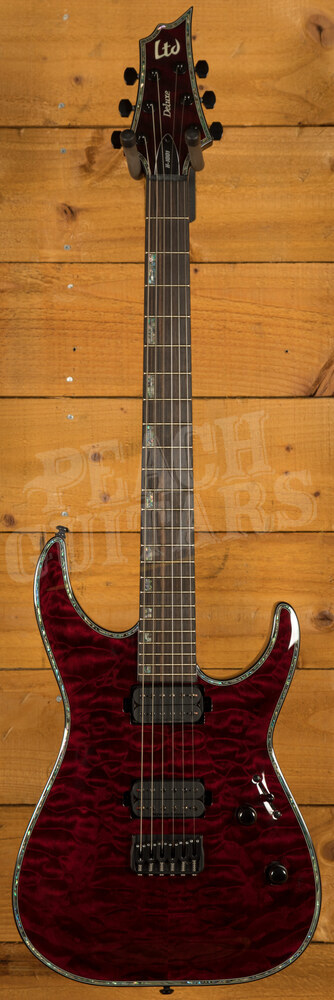 ESP LTD H-1001 QM See Thru Black Cherry