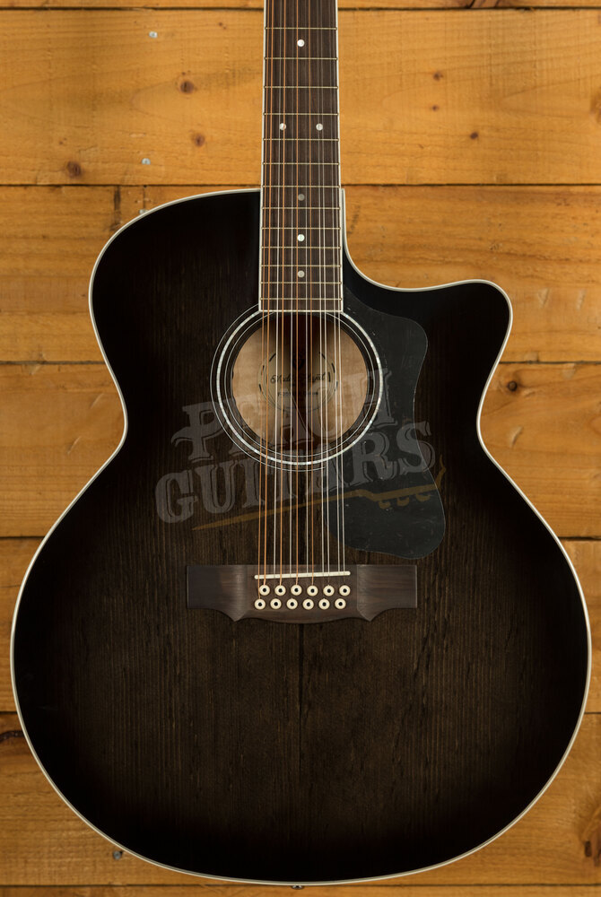 Guild F-2512CE Deluxe | 12-String - Electro - Transparent Black Burst