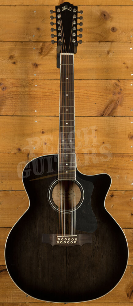 Guild F-2512CE Deluxe | 12-String - Electro - Transparent Black Burst