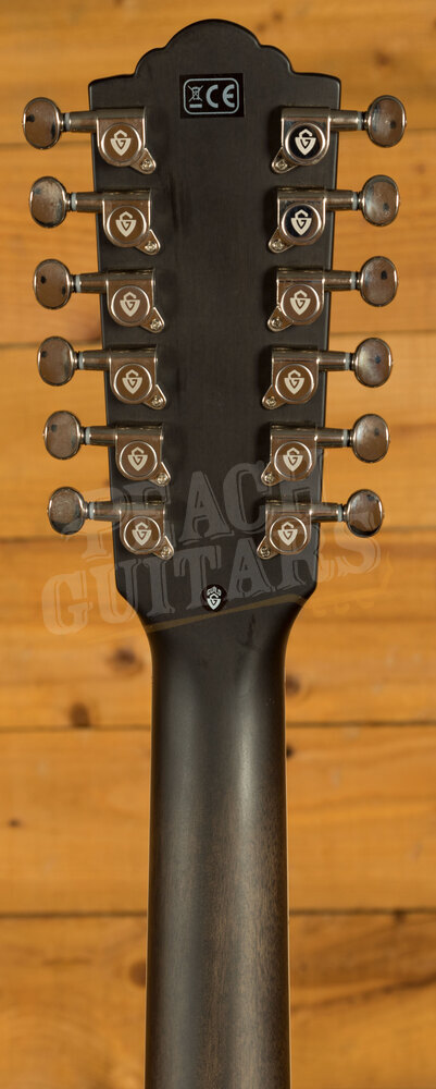 Guild F-2512CE Deluxe | 12-String - Electro - Transparent Black Burst