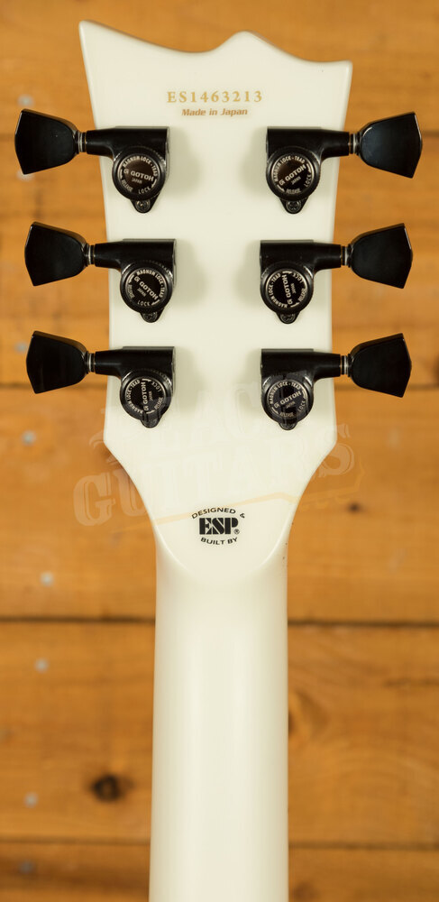ESP E-II Eclipse | Snow White Satin