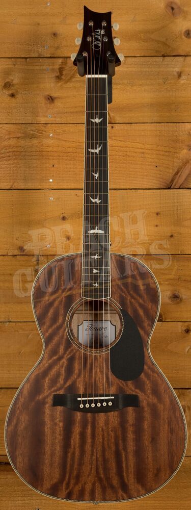 PRS SE Parlor P20 - Satin Mahogany - Peach Guitars