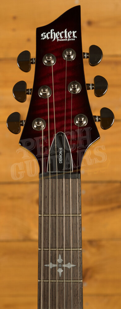 Schecter Demon-6 | Crimson Red Burst