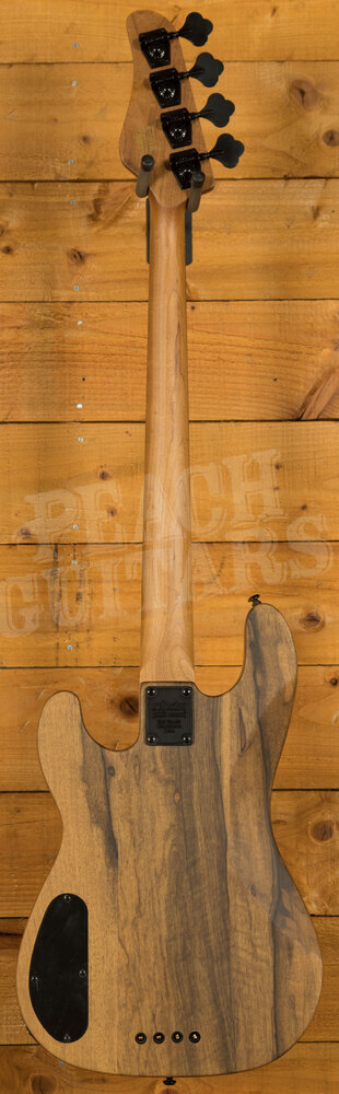 Schecter Bass Model-T 4 Exotic Black Limba | Natural Satin