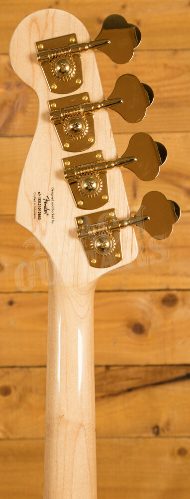 Squier Gold Edition 40th Anniversary Jazz Bass | Laurel - Ruby Red Metallic