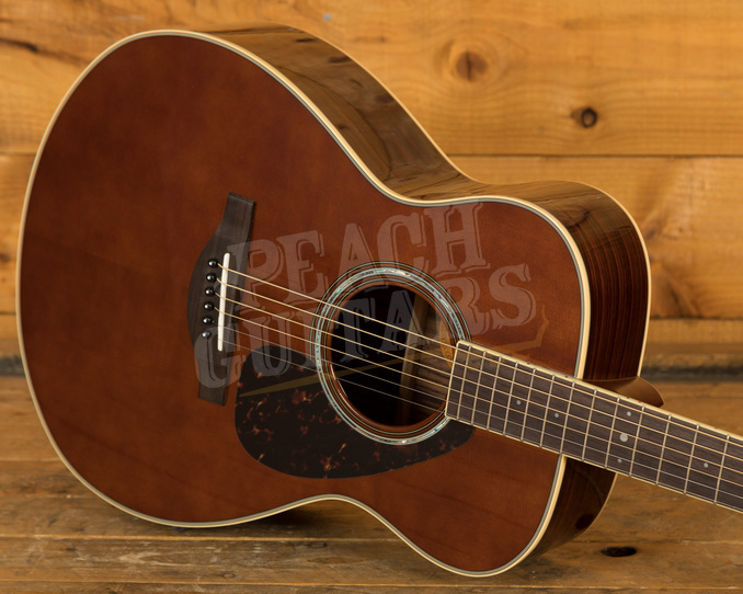 Yamaha LS6 ARE - Dark Tinted Electro/acoustic with Hard Bag - Peach Guitars