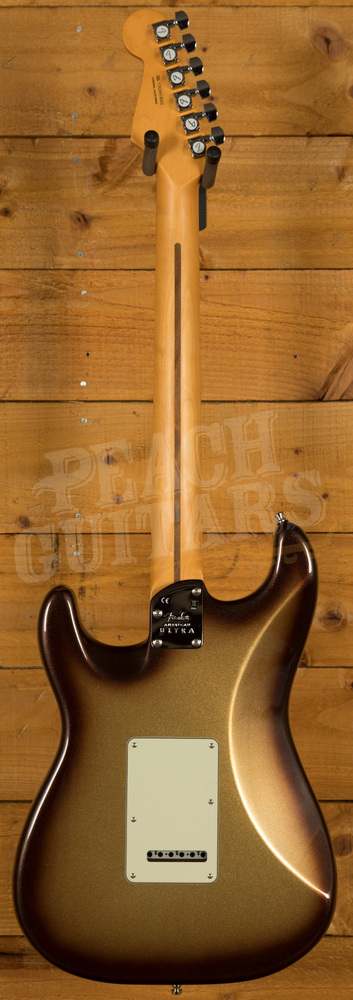Fender American Ultra Stratocaster Mocha Burst - Peach Guitars