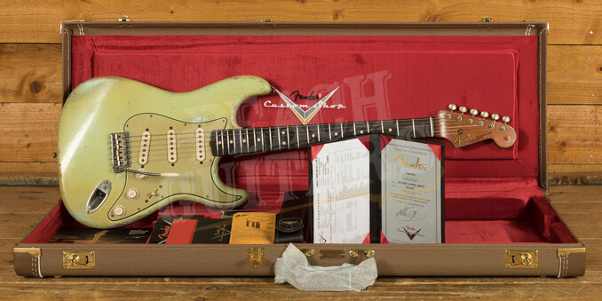 Fender Custom Shop Masterbuilt Vincent Van Trigt '62 Strat Relic Surf Green
