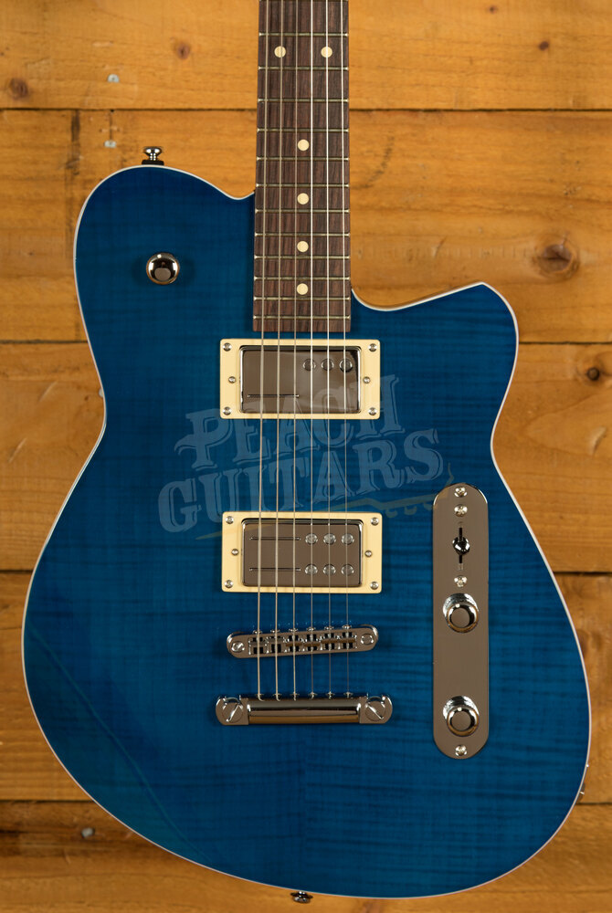 Reverend Bolt-On Series | Charger RA - Trans Blue - Pau Ferro