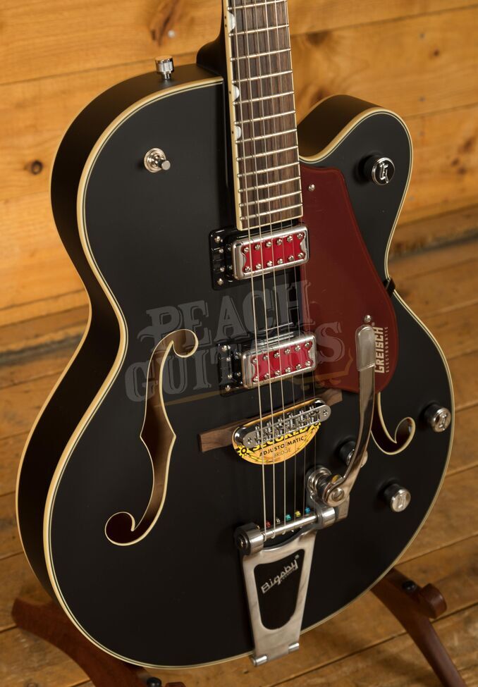 Gretsch G5410T EMTC HLW SC RAT MATBLK - Peach Guitars