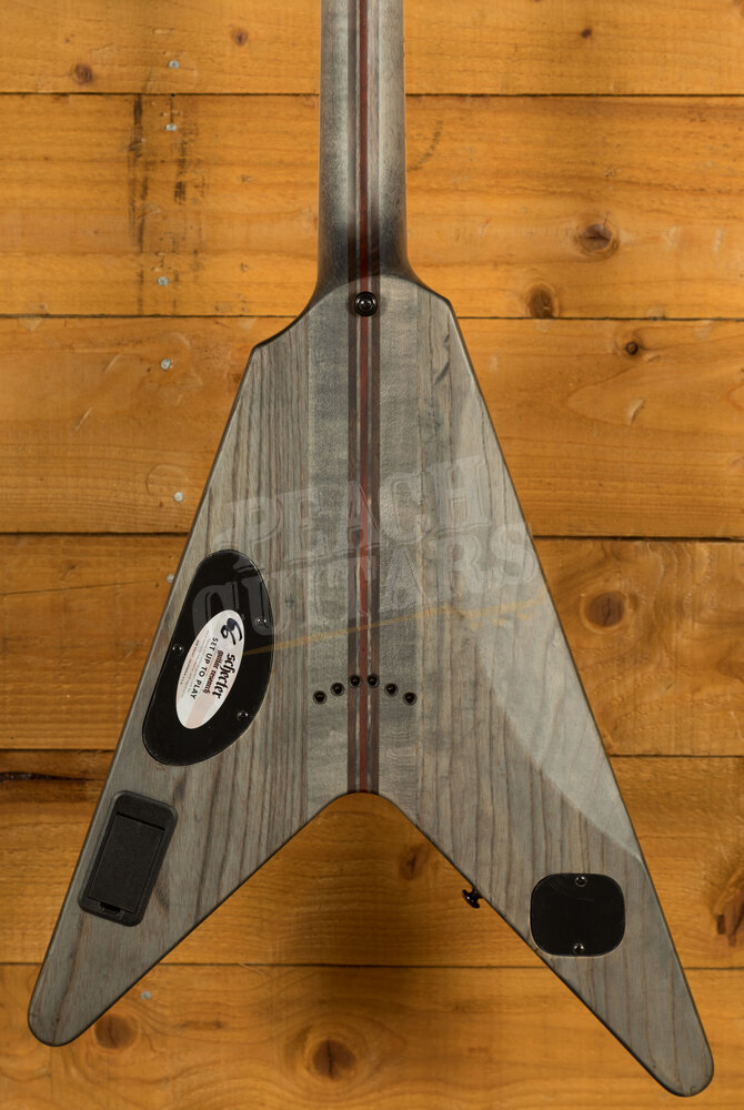 Schecter V-1 SLS Elite Evil Twin | Satin Black