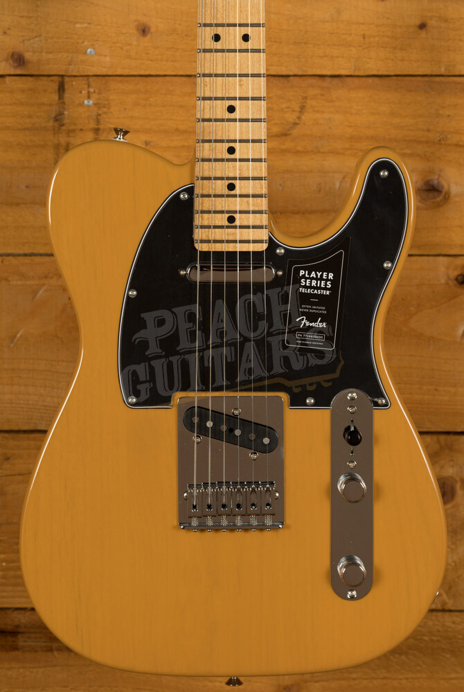 Fender Player Tele Maple Neck Butterscotch - Peach Guitars